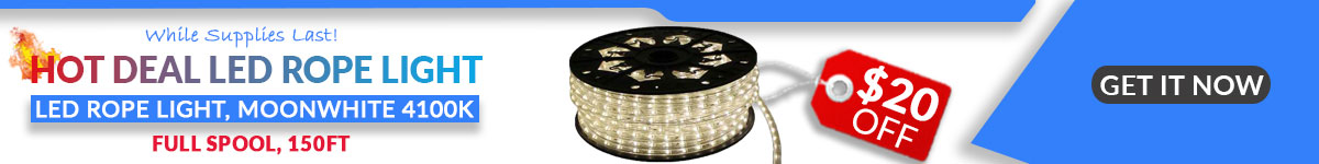 LED and Incandescent Rope Lights | AQLighting