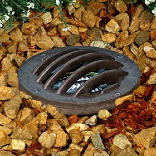 12V Fiberglass Well Light with Grill Cover | AQLighting