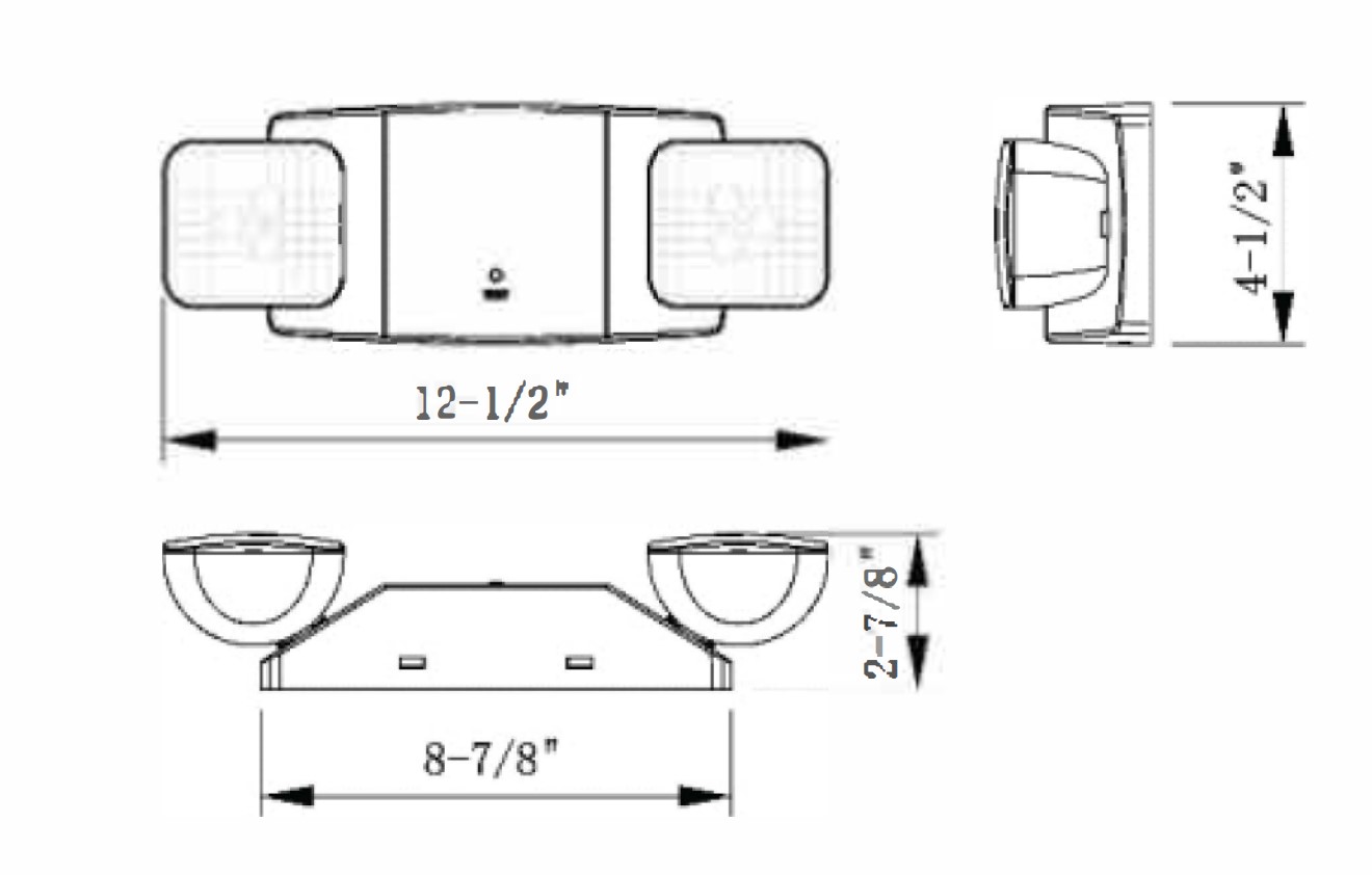Thermoplastic Emergency Light for Damp Locations | AQLighting