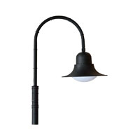 Commercial Grade Gooseneck Post Mount Light | AQLighting