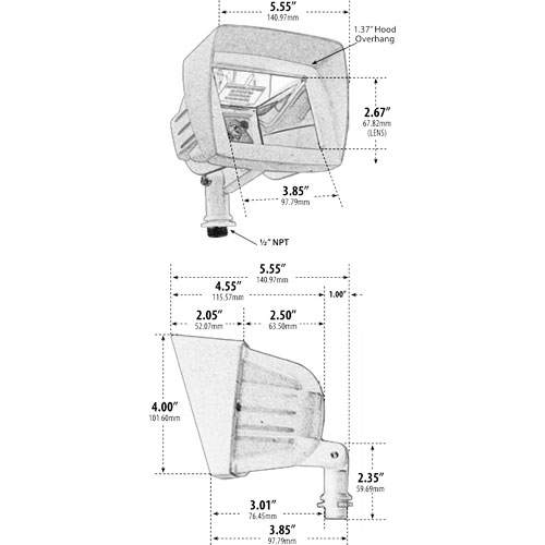 Cast Aluminum Directional Area LED Flood Lights | AQLighting